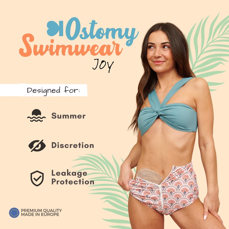 Ostomy Bikini Siil Ostomy Ostomy Bag Covers For Swimming Ileostomy And Colostomy Swimwear For