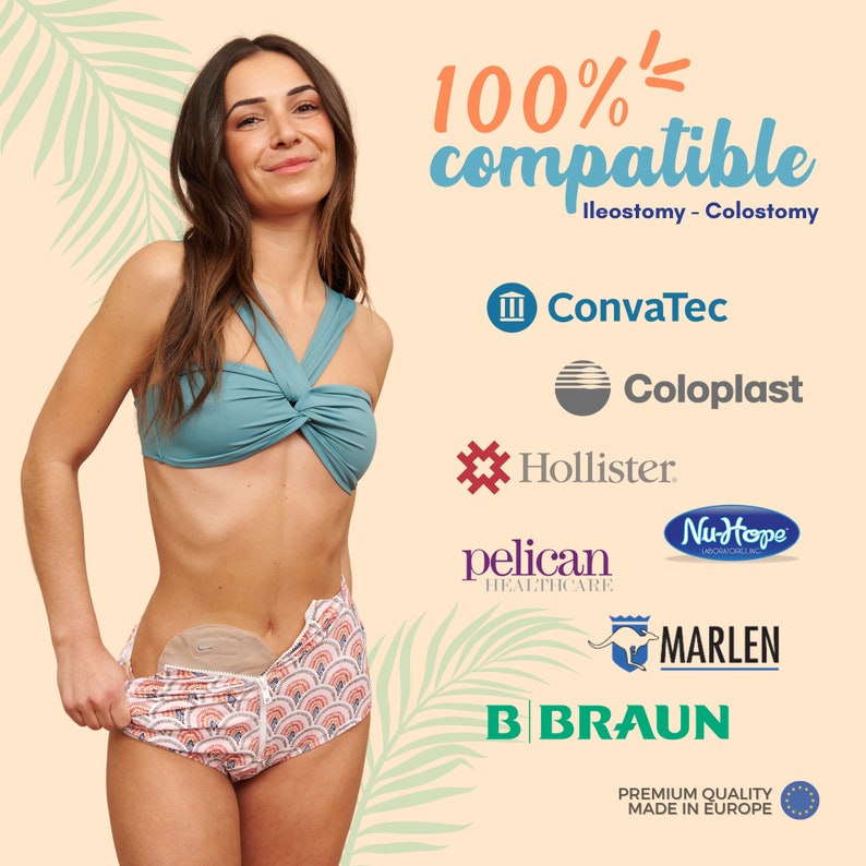 Ostomy Bikini Siil Ostomy Ostomy Bag Covers For Swimming Ileostomy And Colostomy Swimwear For