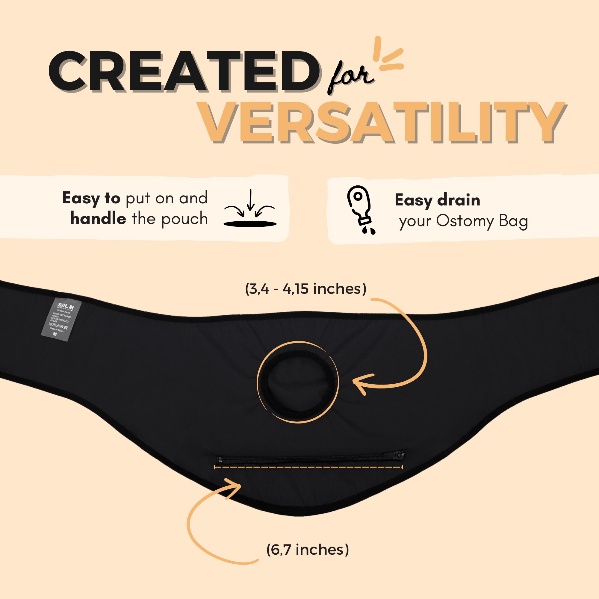 Ostomy Belt, Unisex Ostomy Bag Cover, Ileostomy Bag Cover for Stoma ...