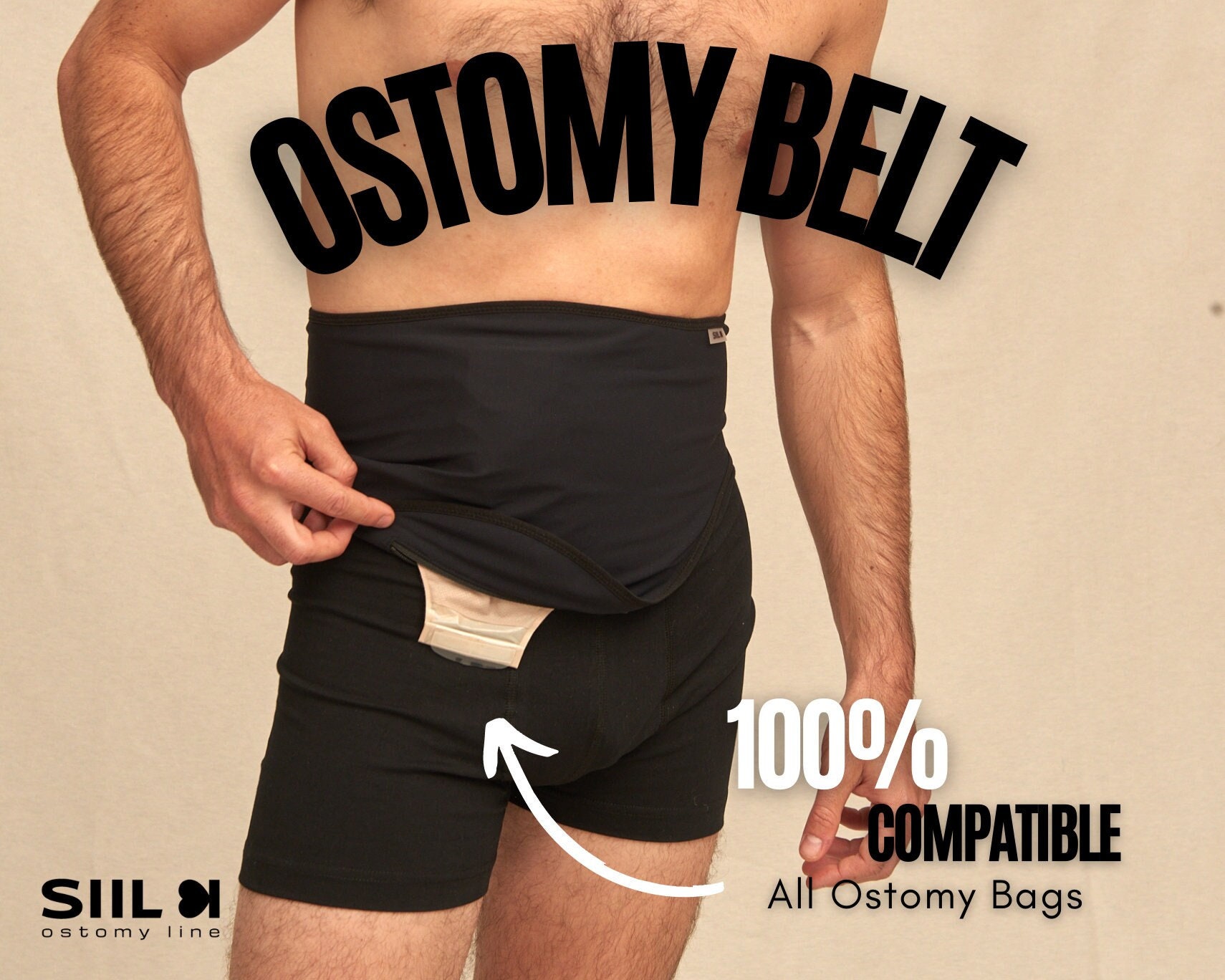 Ostomy Bag Cover Stoma Support Belt For Swimming And Sports Ostomy Bag Covers For Colostomy
