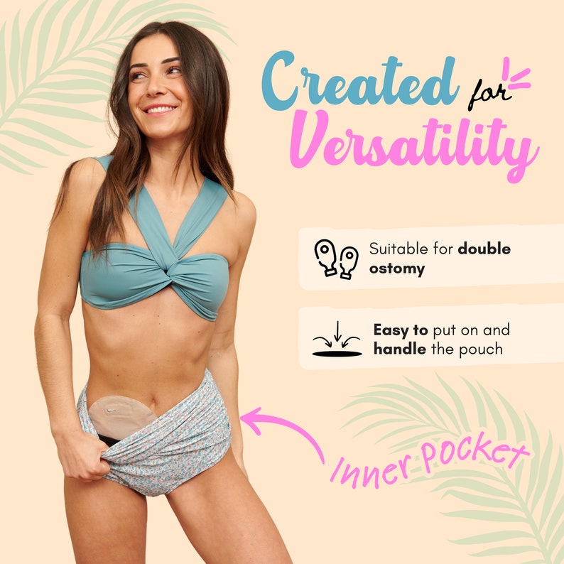 Ostomy Swimwear Colostomy Bag Covers For Swimming Ileostomy Bag Covers For Women Stoma Bag