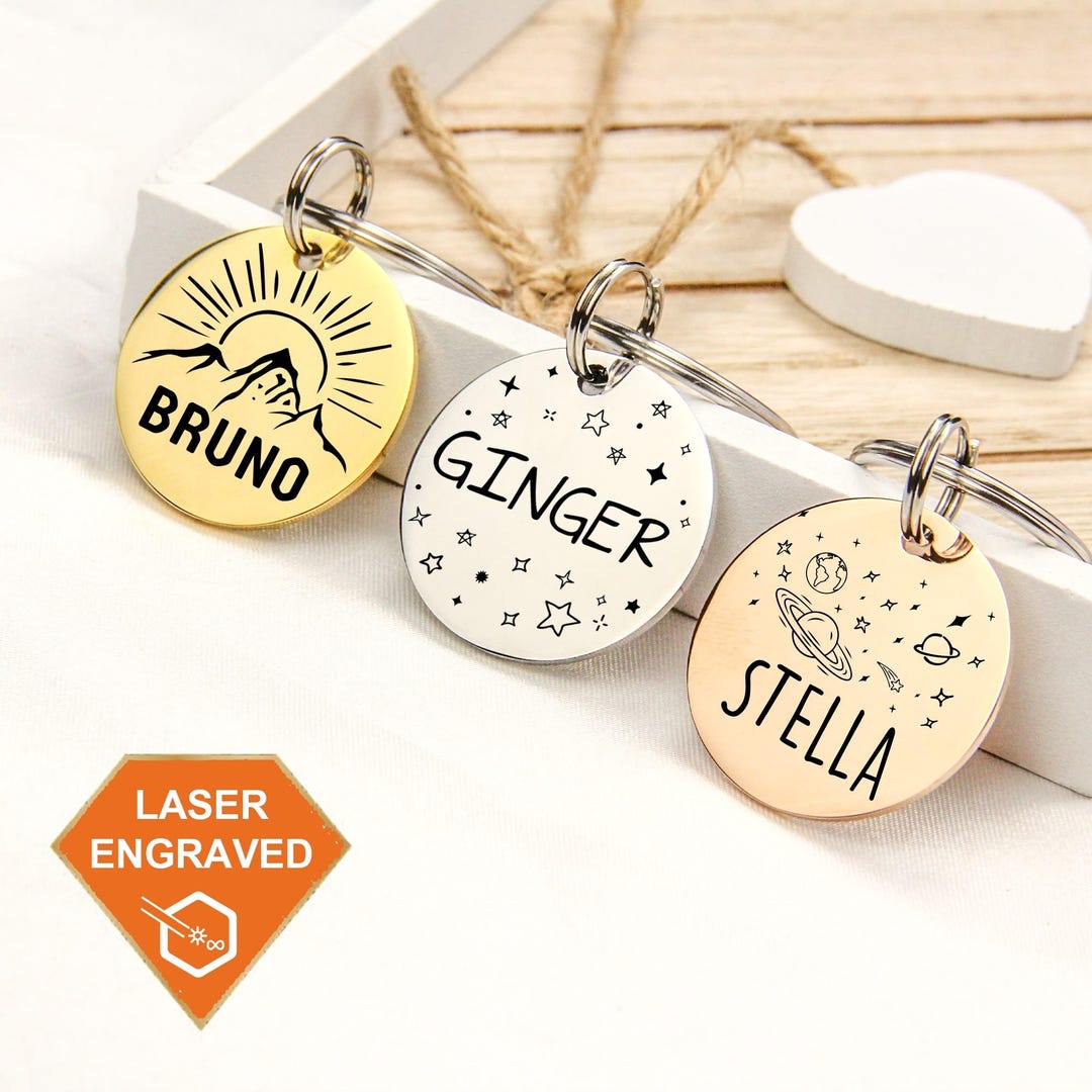 Personalized Dog Tag, Dog Name Tag, Custom Pet Tag, Customized Dog Tag ...