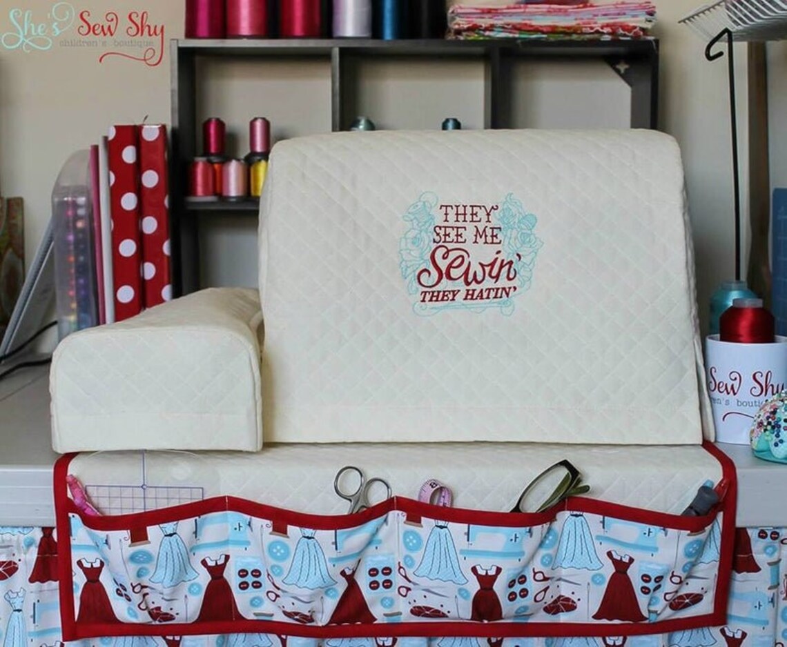 Brother PE770 Sewing and Embroidery Machine Cover/ Mat Pattern - Etsy