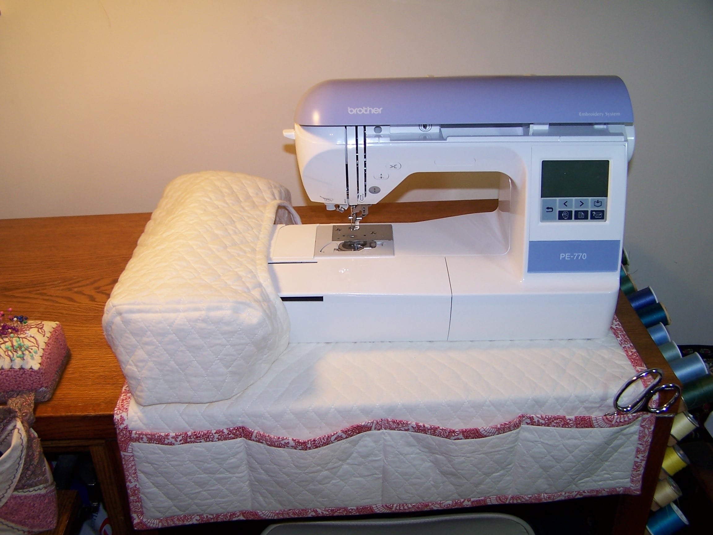 Brother PE770 Sewing and Embroidery Machine Cover/ Mat Pattern Pdf ...