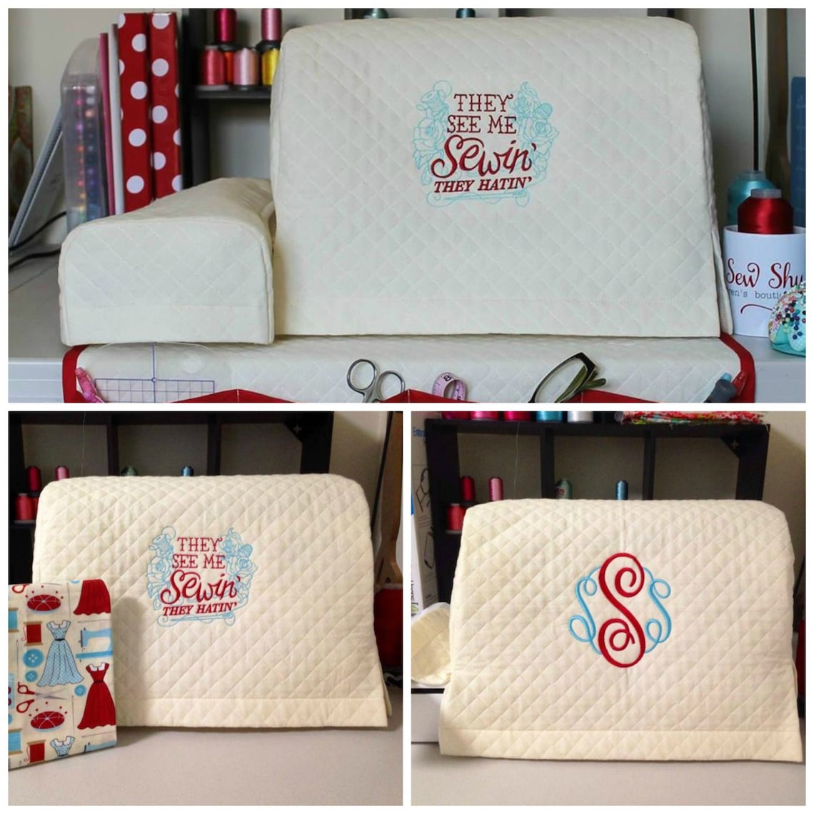 Brother PE770 Sewing and Embroidery Machine Cover/ Mat Pattern - Etsy