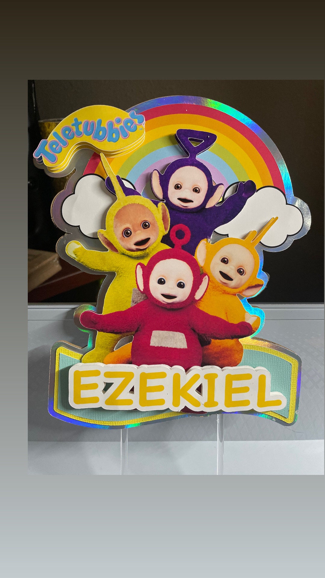 Teletubbies Personalized Cake Topper - Etsy