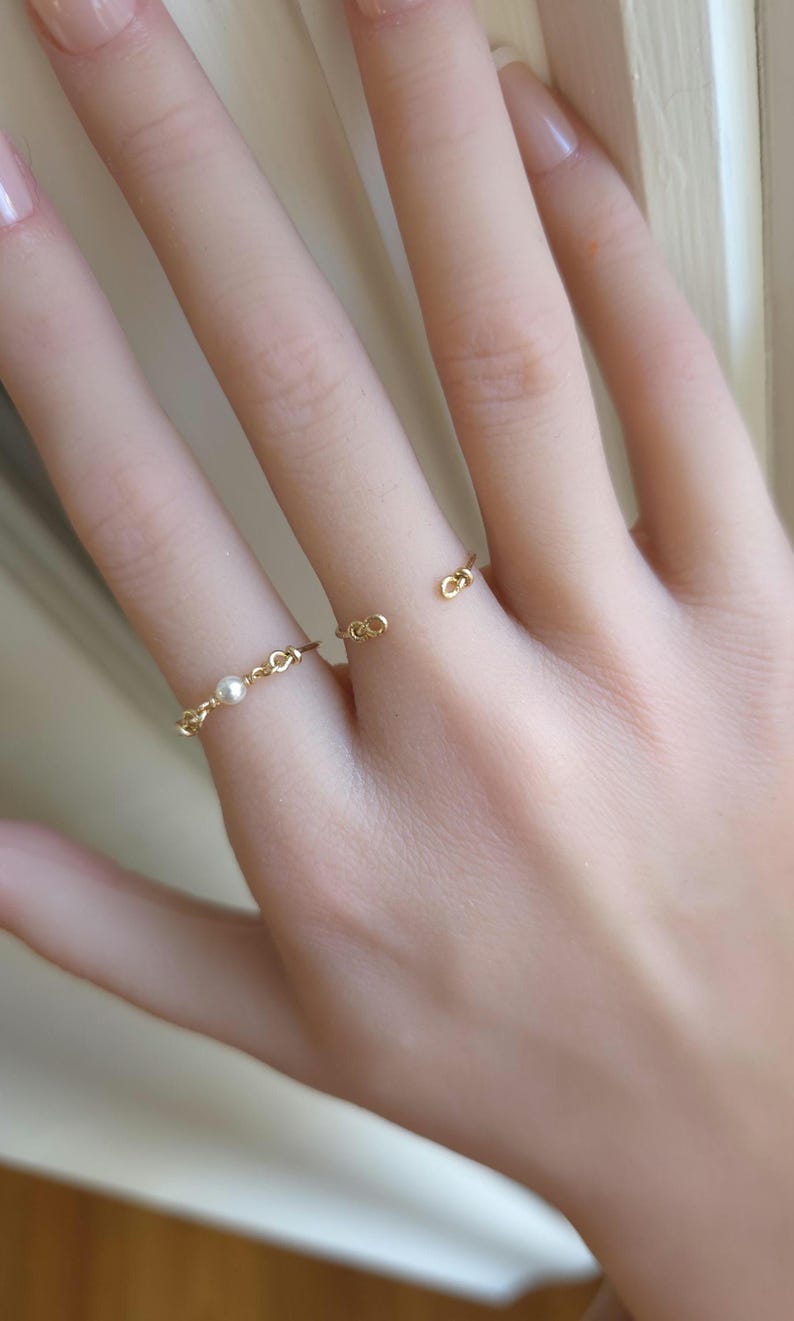 Permanent Jewelry Ring, Handmade Permanent Jewelry Supplies, Ring Blank ...
