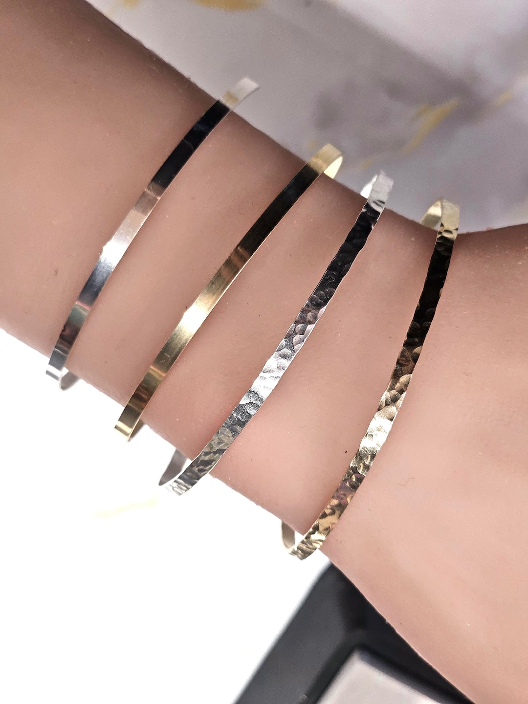 Permanent Jewelry Bangle, Wide Style Bangle Blanks for Permanent ...