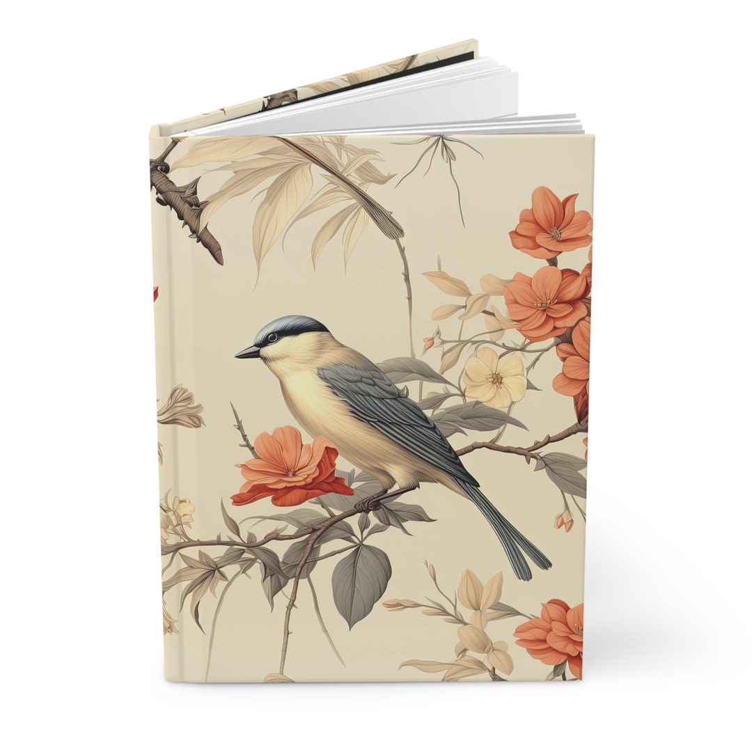 Vintage Bird Journal, Bird Journal, Bird Notebook, Lined Bird Journal ...