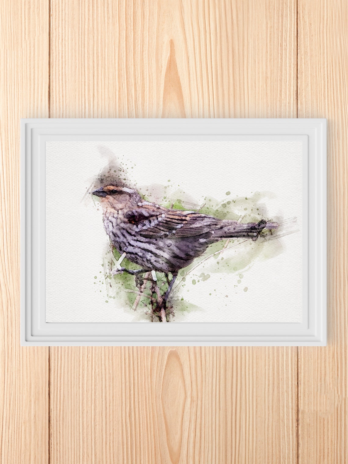 FINCH Painting, Finch Print, Finch Watercolor Painting, Printable Bird ...