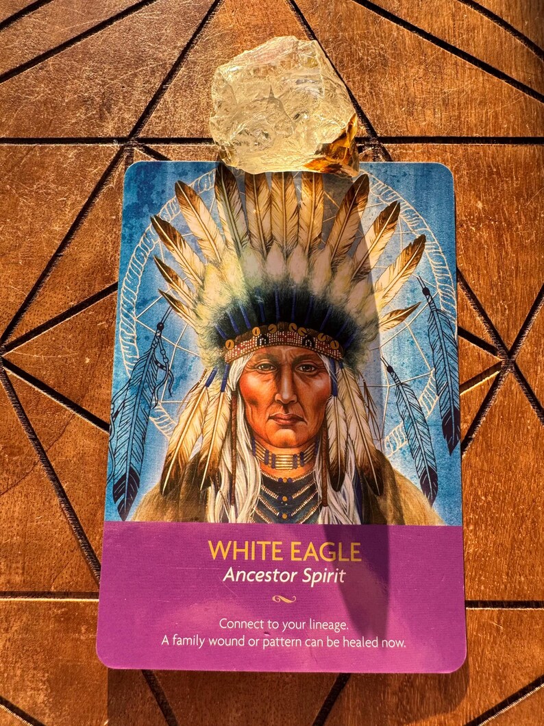 Andara Crystal Reiki Activated to the Ancestor Spirit, White Eagle ...