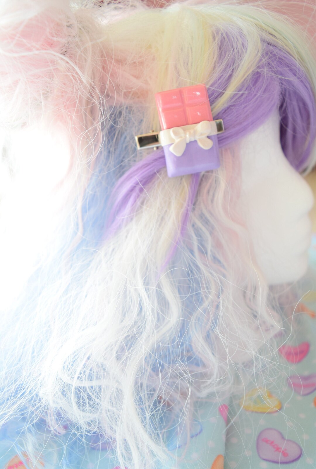 Kawaii Chocolate Bar Hair Clip: Lovecore Fairy Kei Jewelry - Etsy