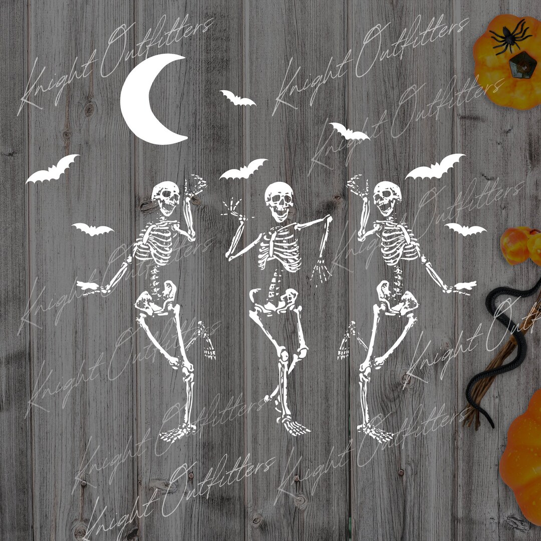 Dancing Skeletons Svg Skeletons Svg Skeletons Halloween Svg - Etsy
