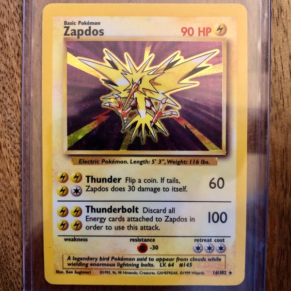 Zapdos - Etsy