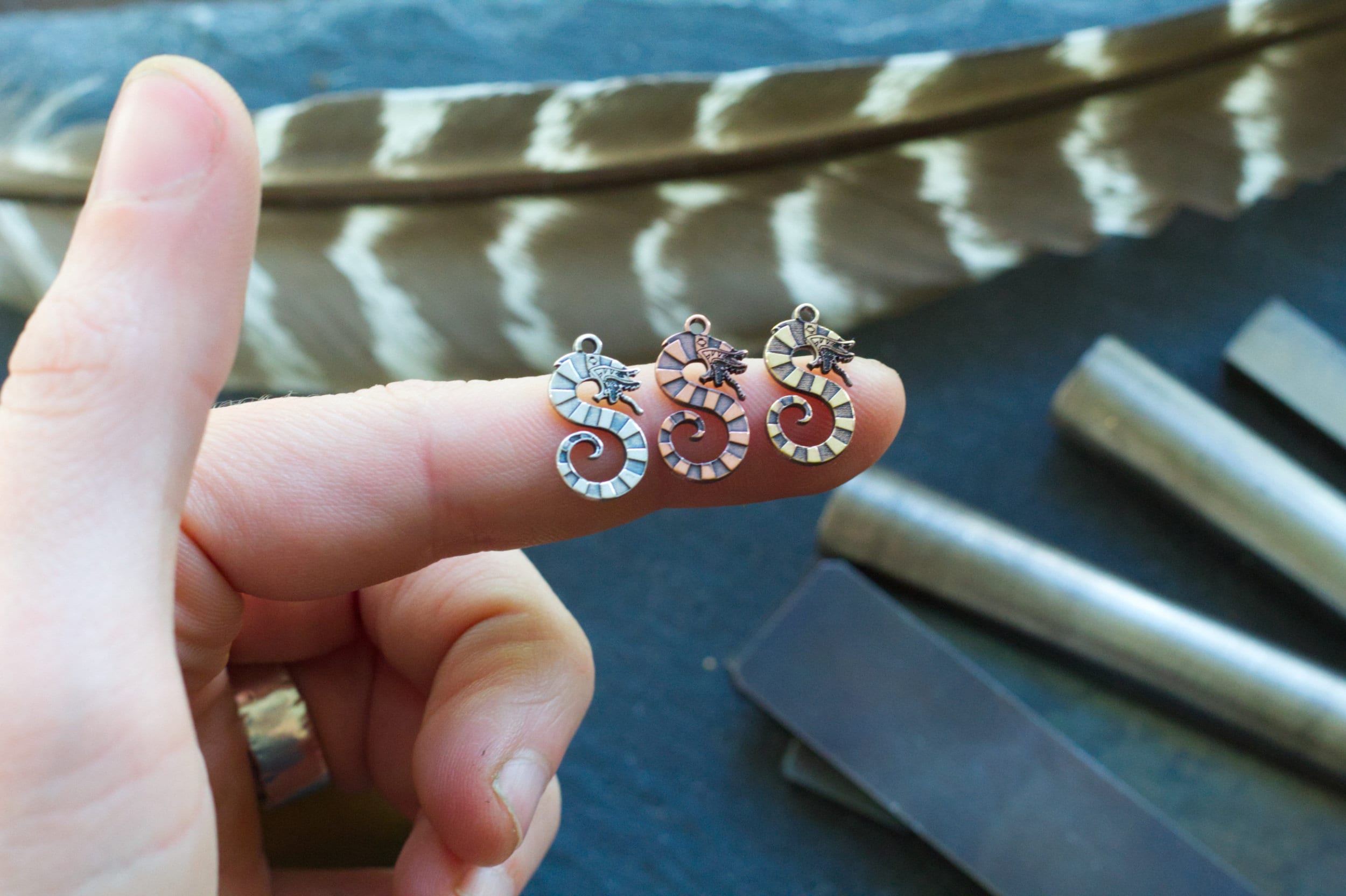 Sandworm Charm Charms for Jewelry Making Sterling Silver - Etsy