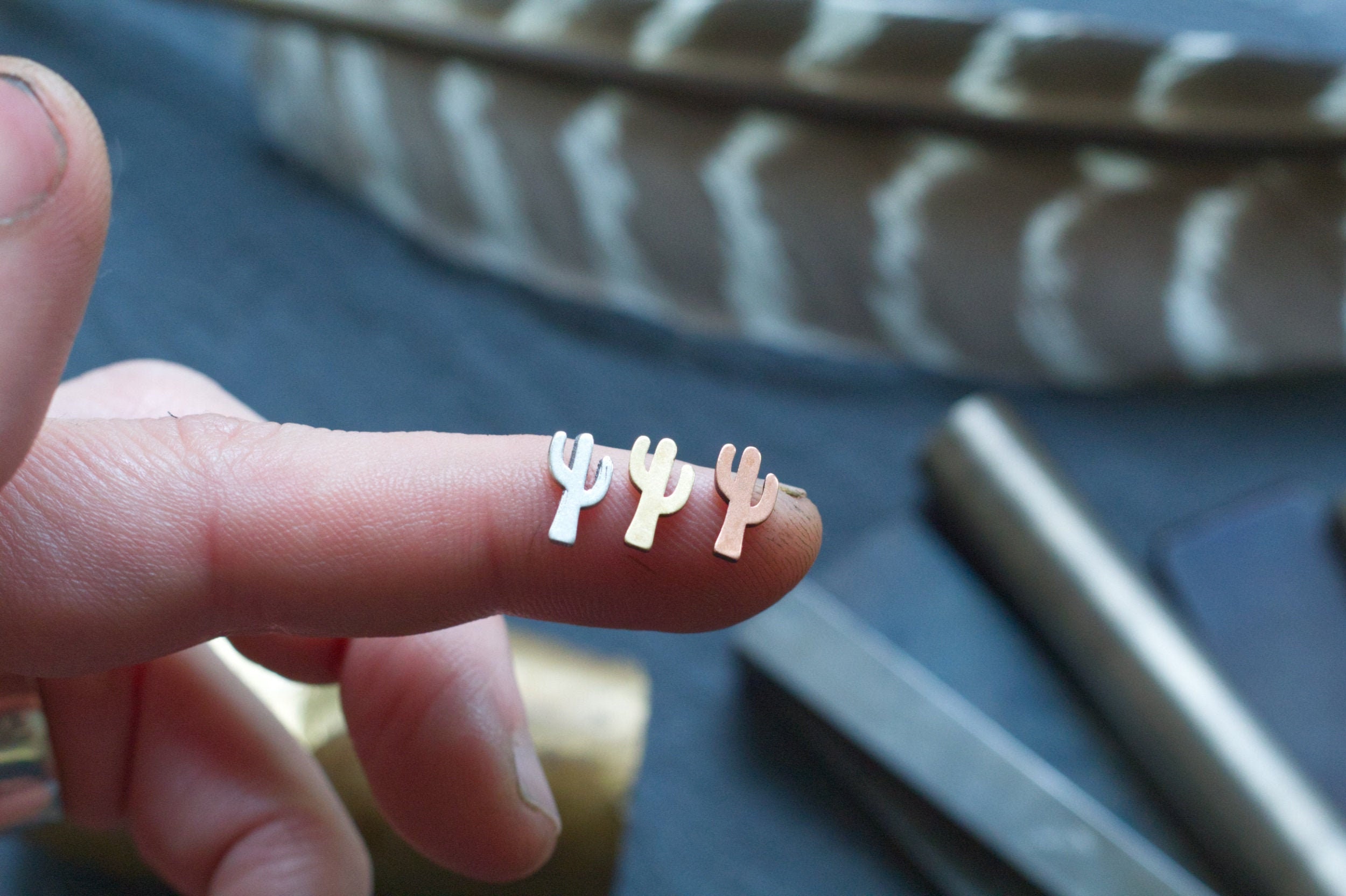 Tiny Saguaro Cactus Blank Metal Blanks for Soldering - Etsy