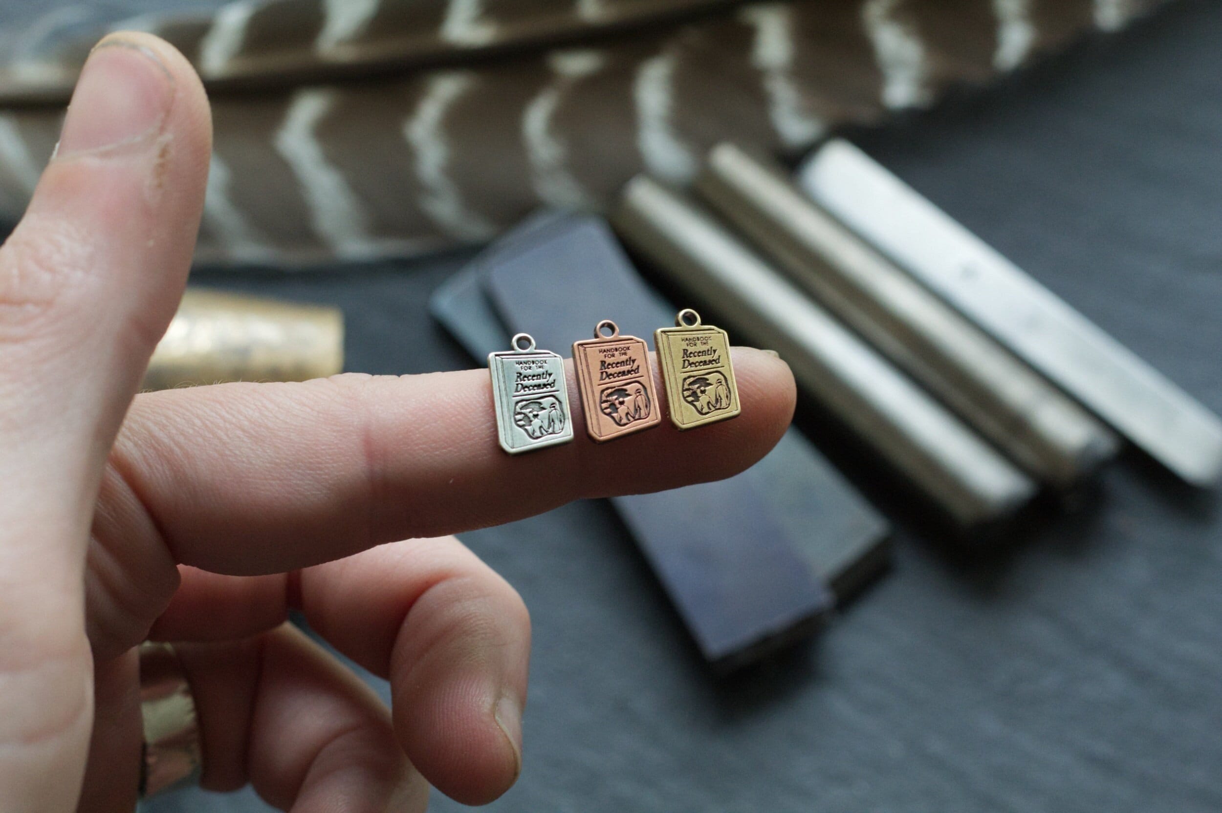 Handbook for the Recently Deceased Charm Charms for Jewelry - Etsy