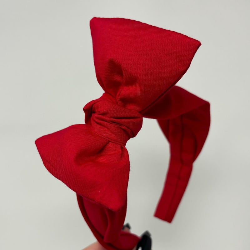 Red Headband - Etsy
