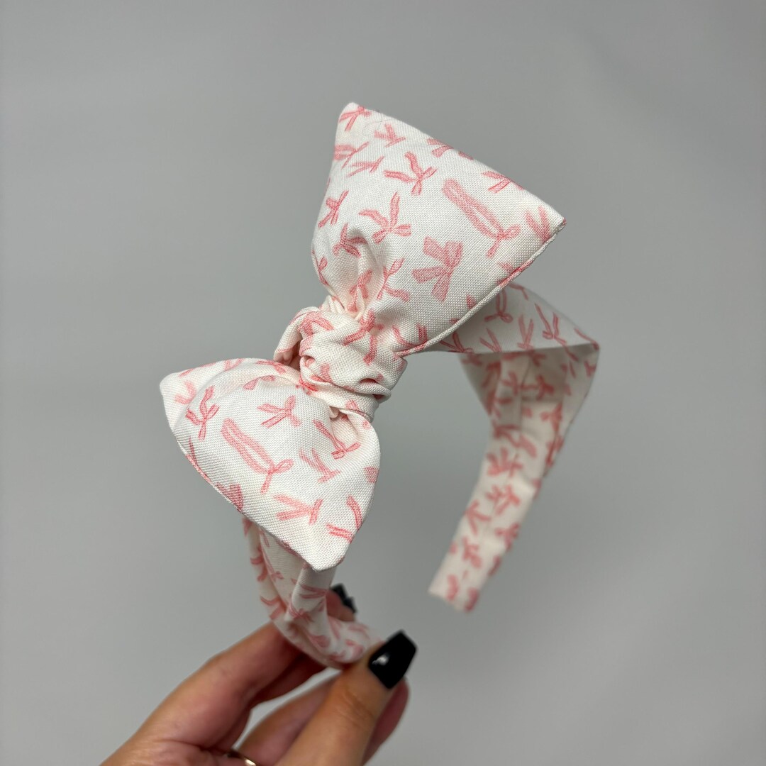 Make Haste BIG Bow Band Regency Headband - Etsy