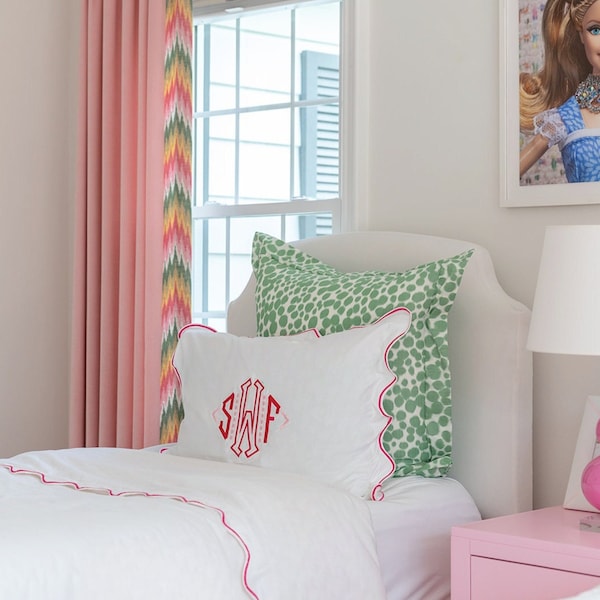 Pink Euro Sham - Etsy