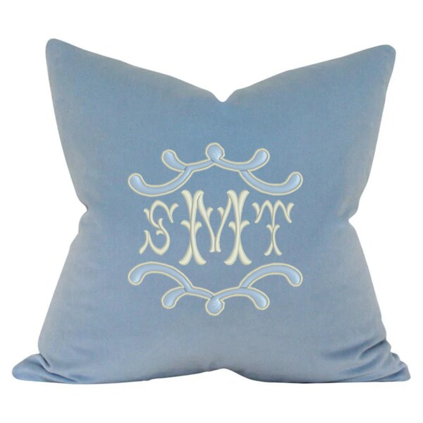Monogram Pillow - Etsy