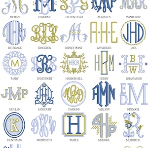 Monogrammed Face Towels Scallop Embroidered Edge, Thick Cotton Terry ...