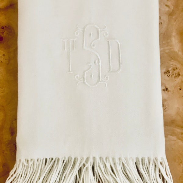 Monogrammed Blanket - Etsy