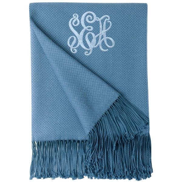 Monogrammed Blanket - Etsy