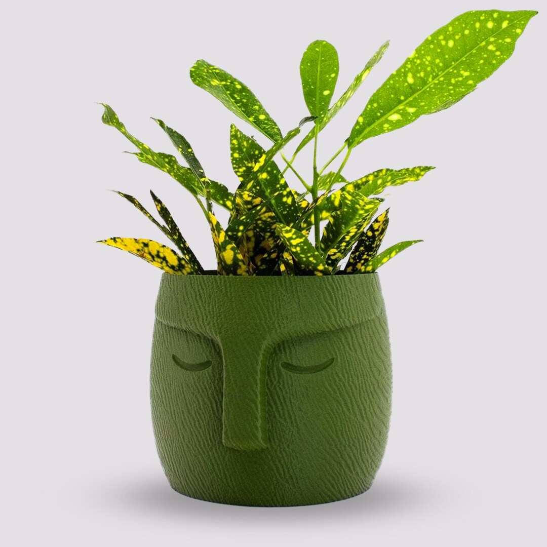 Easter Island Moai Statue Planter Pot With Drainage for Gardening ...