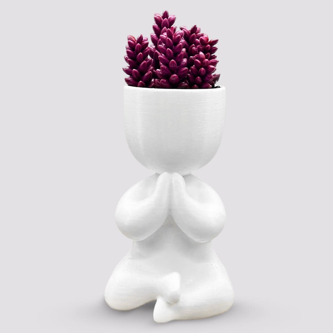 Yoga Pose Planter: 3D Printed Succulent Pot - Etsy