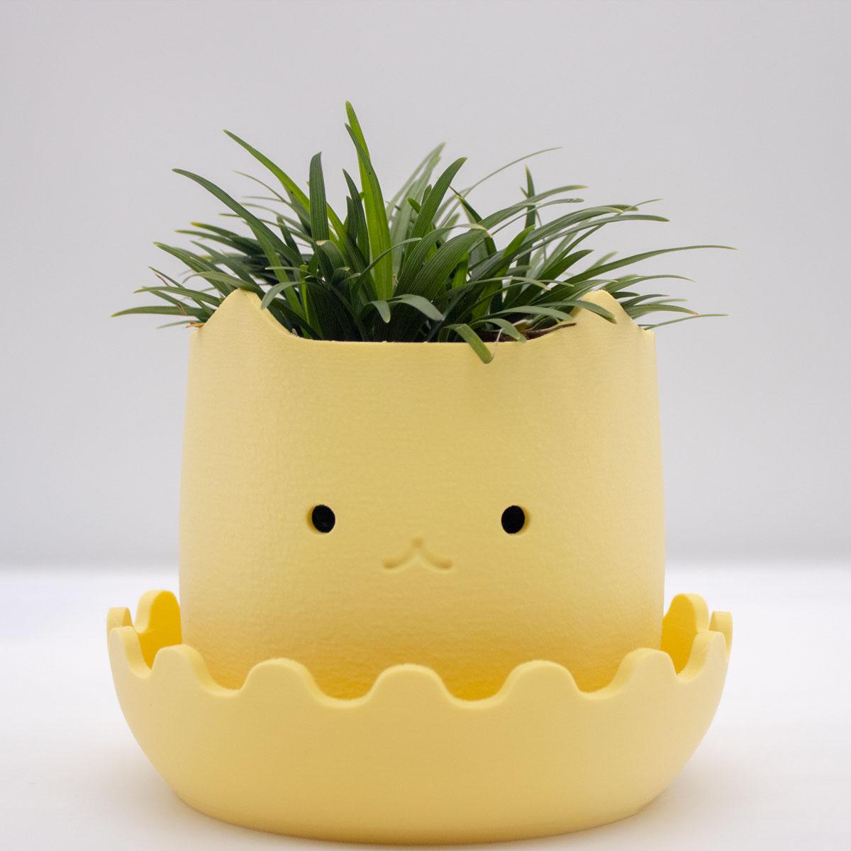 3D Printed Planter - Crying Pots for Indoor and Outdoor Plants - Happy ...