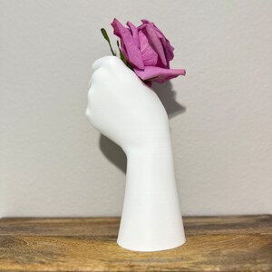 Hand Vase for Flowers, 3D Printed Vase, Vase Hand, Flower Vase, Unique ...