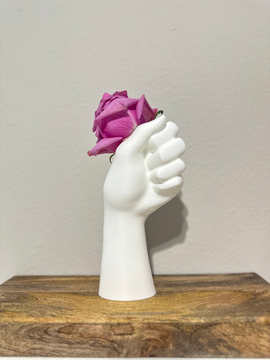 Hand Vase for Flowers, 3D Printed Vase, Vase Hand, Flower Vase, Unique Art Vase Hand Vase, Dried ...