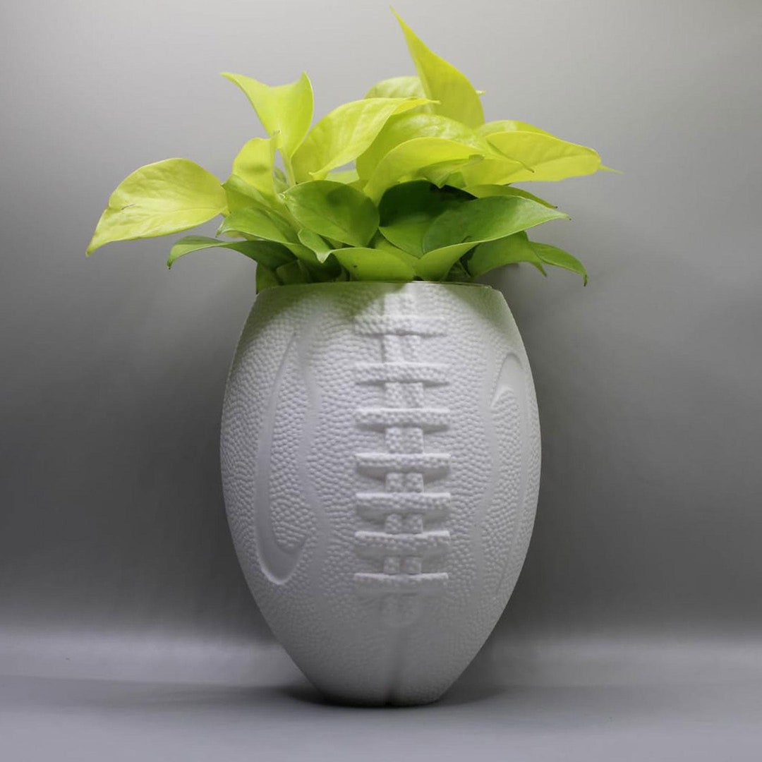 American Football Planter Pot 3D Printed Plant Pot for Indoor Plants ...