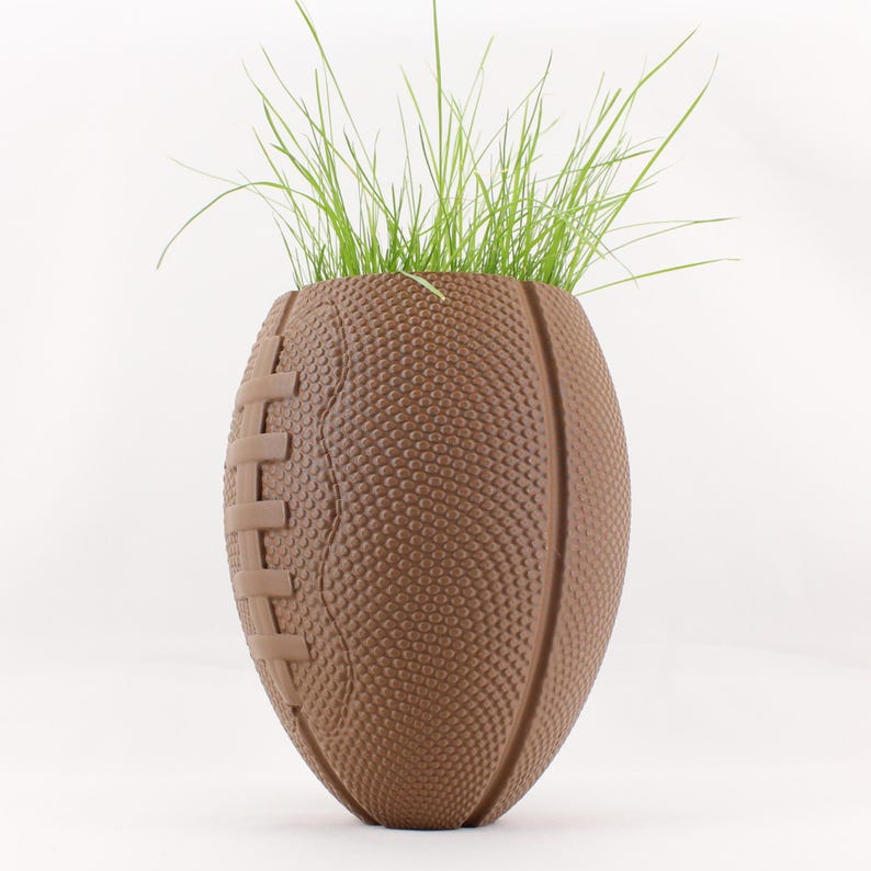 American Football Planter Pot 3D Printed - Plant Pot for Indoor Plants ...