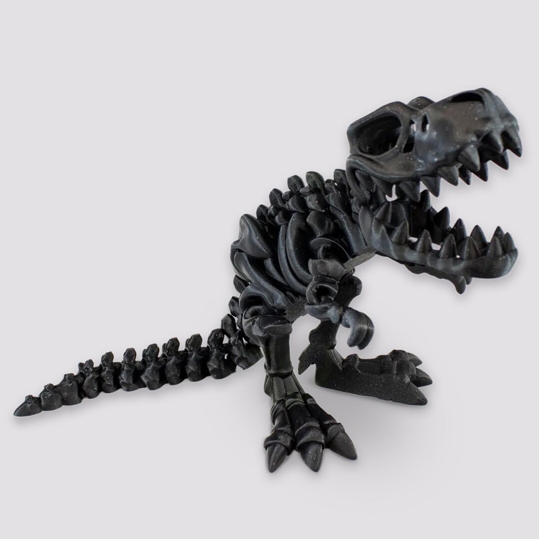 Articulated T-rex Model: Large Flexible 3D Printed Dinosaur Toy - Etsy