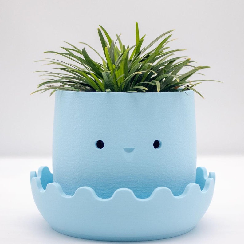3D Printed Planter - Crying Pots for Indoor and Outdoor Plants - Happy ...