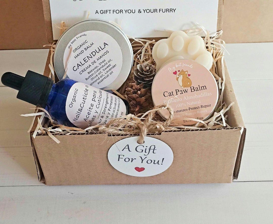 Combined Gift Box for You and Your Cat, Handmade, Excellent Gift for ...