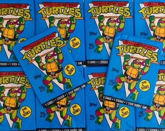 Tmnt Vintage Cards - Etsy