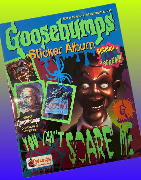 1996 Goosebumps Sticker Album New Old Stock Reading is a - Etsy