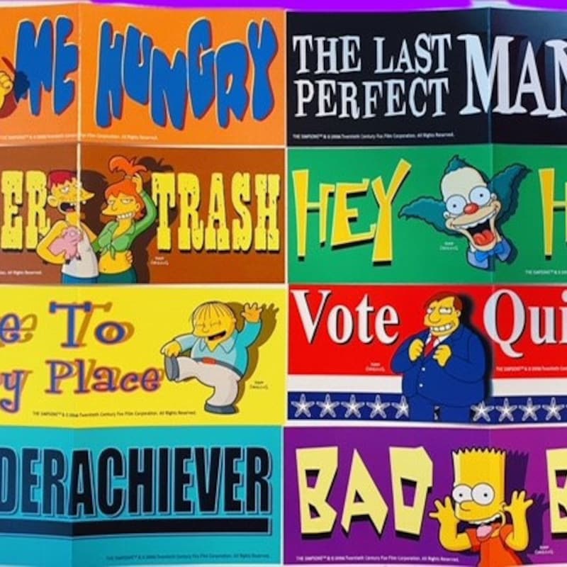 Vintage Bumper Stickers - Etsy