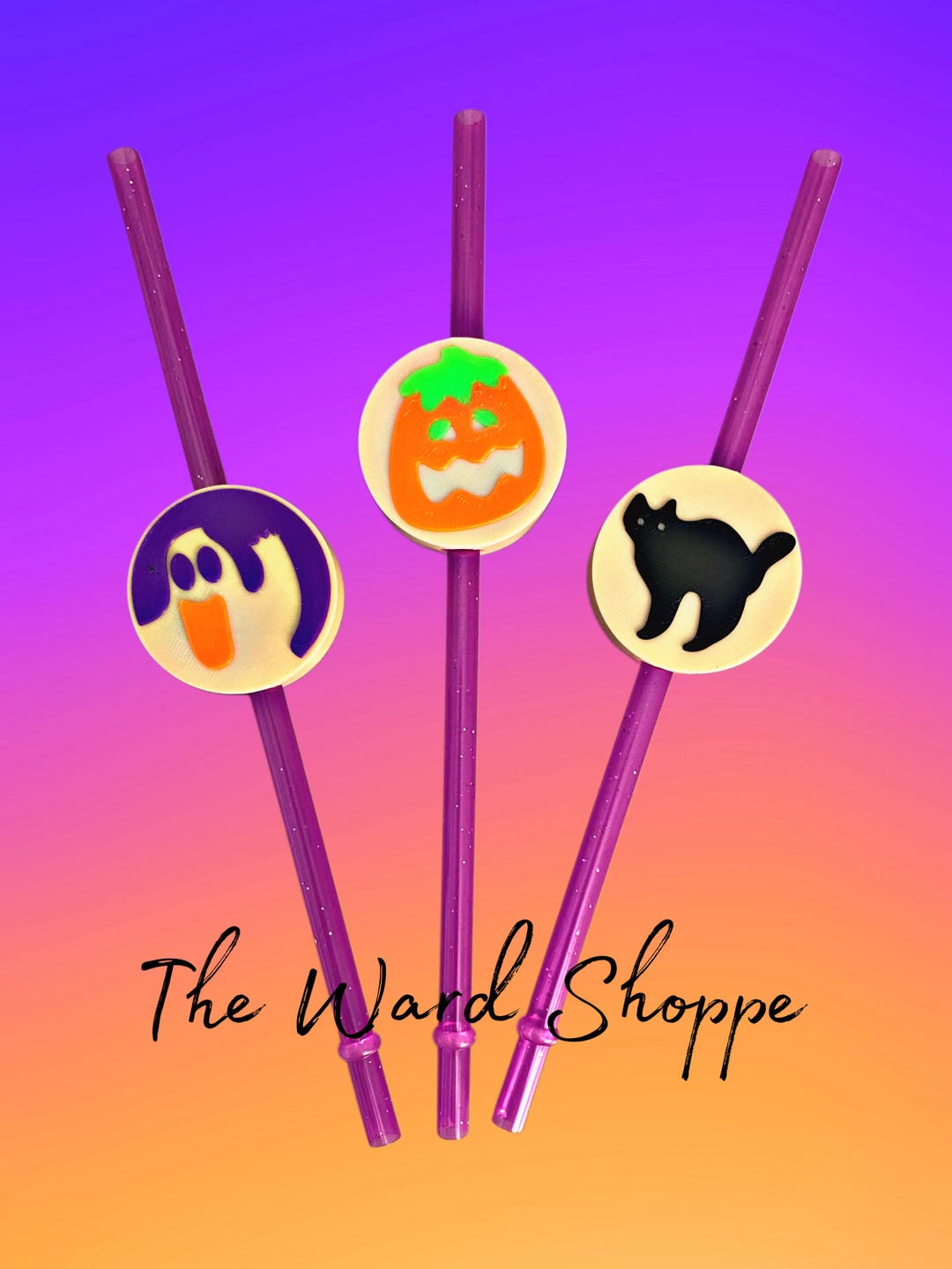 3D Halloween Straw Topper/halloween Straw/cup Accessories/halloween ...