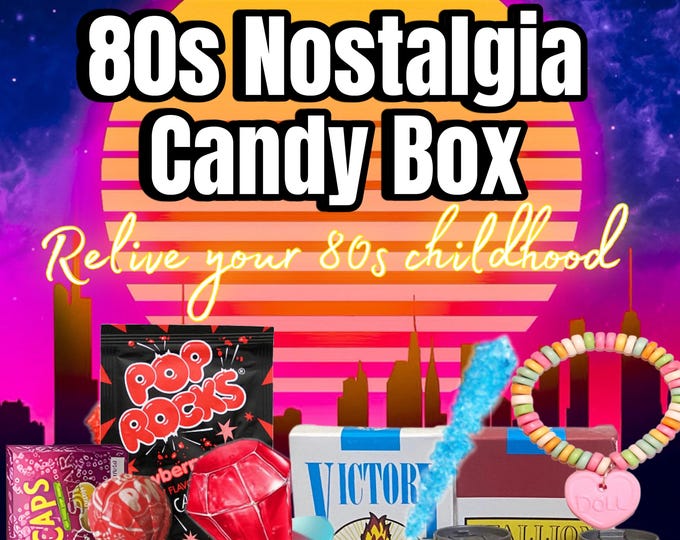 80s Nostalgia Candy Box - Relive Your 80's Childhood - 80s Nostalgia ...