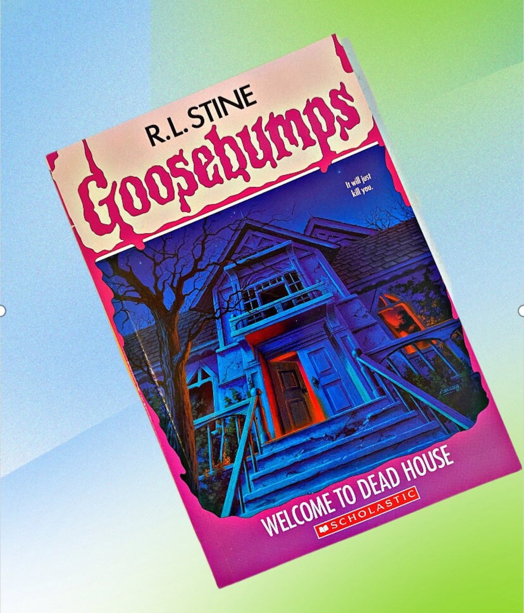 Welcome to Dead House, Goosebumps Book, 90s Gifts - Etsy
