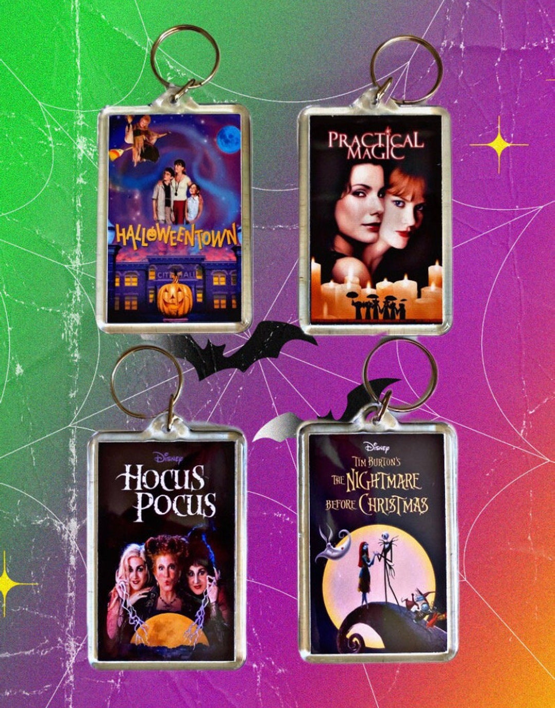 90s Movies Keychains, Halloween Gifts, Acrylic Keychains - Etsy