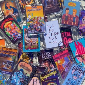 90s Keychains double-sided, 90s Gifts, Acrylic Keychains - Etsy