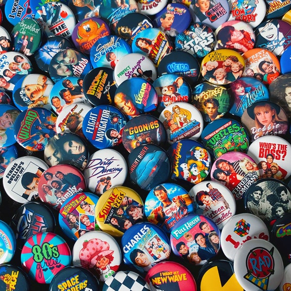 80s Buttons - Etsy