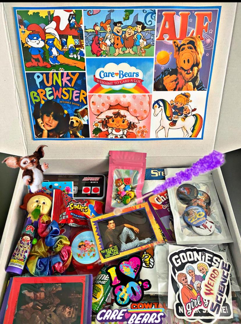 Totally 80s Nostalgia Box, Large Size -80s Nostalgic Toys 80’s Candy ...