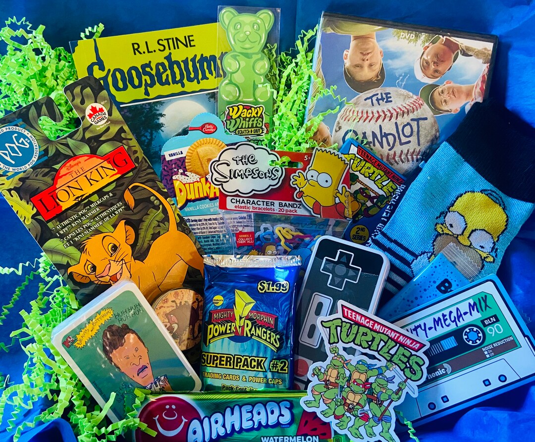 Totally 90s Boy Box , 90s Kids, Nostalgia Box, Retro Gift, Birthday ...