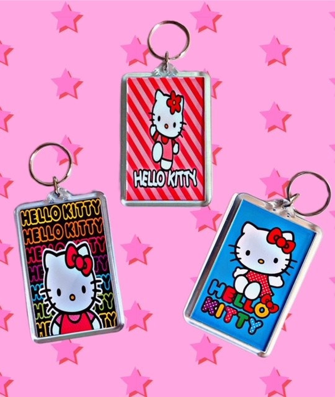 Hello Kitty Keychain, 90s Gift Ideas, 90s Party Favors - Etsy